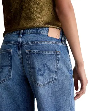 Ag Adria Mid Rise Wide Leg Jeans