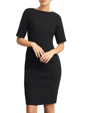 HOBBS LONDON Rae Crepe Shift Dress