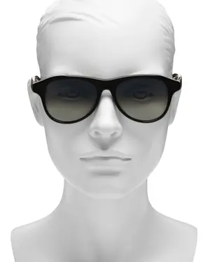 Brunello Cucinelli Aviator Sunglasses - Black