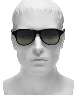 Brunello Cucinelli Aviator Sunglasses - Black