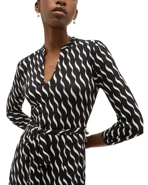 HOBBS LONDON Petite Theodora V Neck Jersey Dress