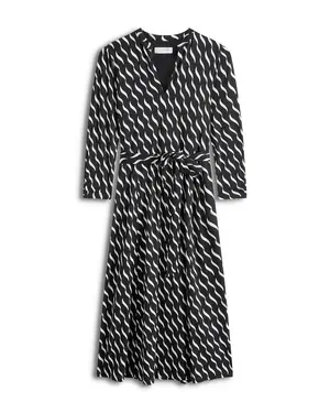 HOBBS LONDON Petite Theodora V Neck Jersey Dress