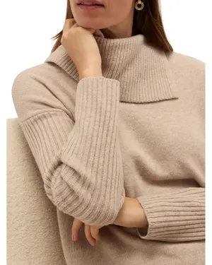 HOBBS LONDON Irene Wool Blend Knitted Dress