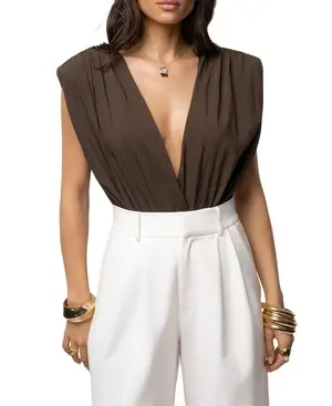 JLUXLABEL Solar Drift Bodysuit - Brown