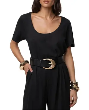 JLUXLABEL At Ease Scoop Top