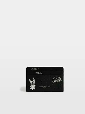 Zadig&Voltaire Zv Pass Arty Tag Card Holder