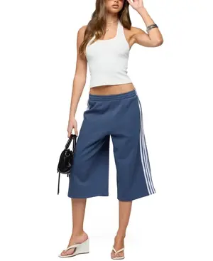 EDIKTED Uma Stripey Bermuda Shorts