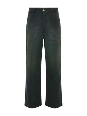 MAISON MARGIELA 100% Cotton Trousers