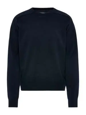 MAISON MARGIELA Virgin Wool Sweater - Navy