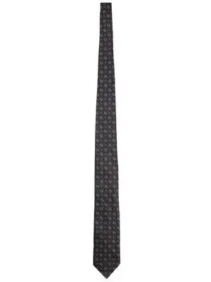 BOSS Elegant Leather Tie For - Black