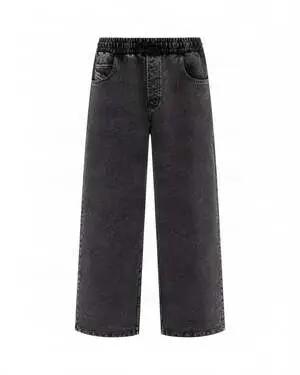 DIESEL® Wide-leg Jeans With Drawstring Waist