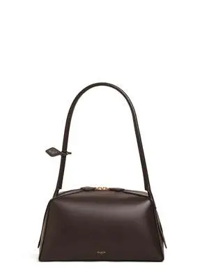 Alaïa Structured Leather Top-handle Bag - Brown