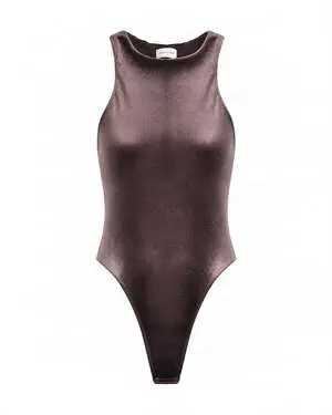 Andamane Sleeveless High-neck Bodysuit