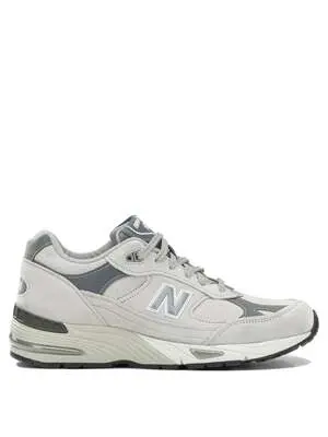 NEW BALANCE 991 Suede Low Top Sneakers - Grey
