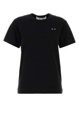 Play Comme Des Garcon Cotton T-shirt With Play Heart Graphic