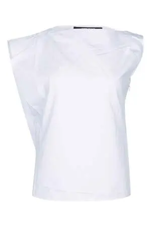 Jacquemus Draped High-waist Top