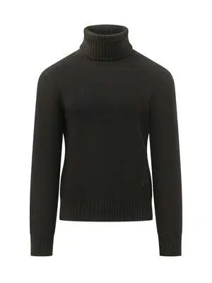 AMI Paris Ribbed Turtleneck Sweater