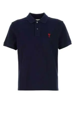 AMI Paris 100% Cotton Piqué Polo Shirt