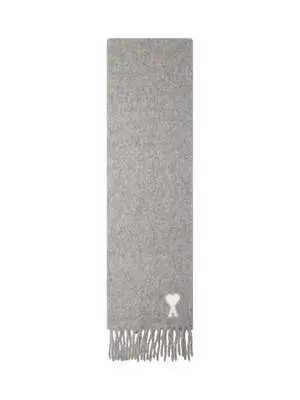 AMI Paris Off-white Scarf