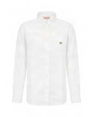 Fiorucci Embroidered Cotton Button-up Shirt