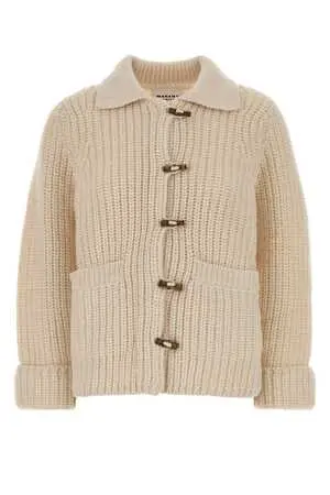 Isabel Marant Étoile Cream Wool-blend Cardigan