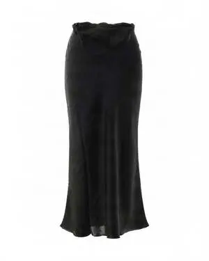 Fiorucci Silk-blend Maxi Skirt - Black