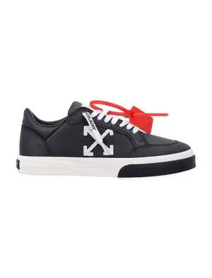 Off-White Low-top Leather Sneakers With Zip Tie Tag