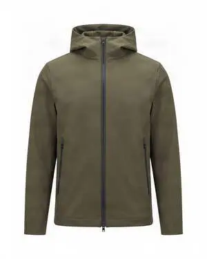 Woolrich Hooded Zip-up Technical Jacket