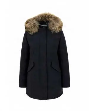 Woolrich Fur-trim Hooded Parka Coat