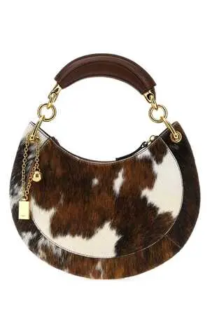 Chloé Mini Banana Shoulder Handbag - Animal Print