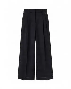 Max Mara High-waisted Wide-leg Wool Trousers