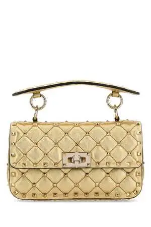 Valentino Garavani Rockstuds Leather Handbag With Shoulder Strap