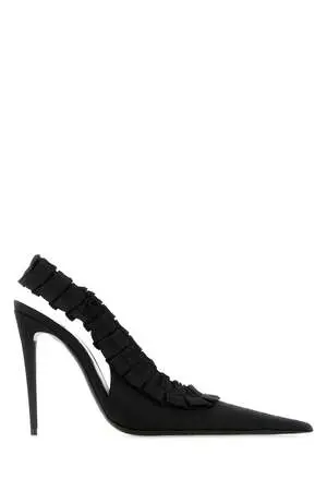 Saint Laurent Madeleine Taffeta Pumps With 11 Cm Heel