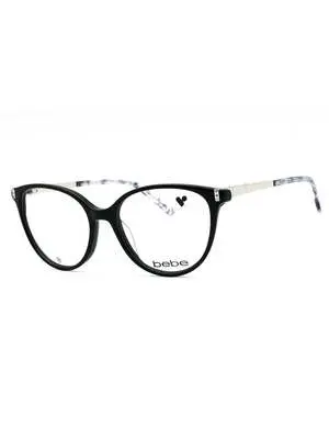Bebe Bb5215 Eyeglasses - Jet/clear Demo Lens