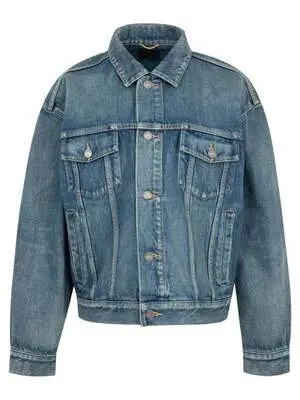 SAINT LAURENT SAINT LAURENT Denim Jacket With Button Front And Pockets