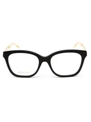 Gucci Rectangular Full Rim Acetate Eyeglasses
