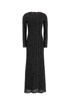 Missoni Embroidered Stretch Knit Long Dress