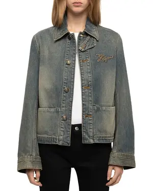 Zadig&Voltaire Lessa Cotton Denim Jacket