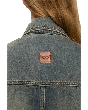 Zadig&Voltaire Lessa Cotton Denim Jacket