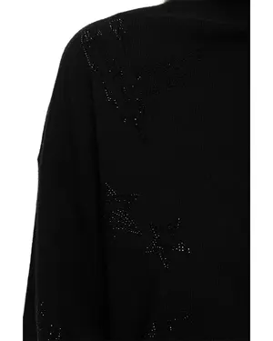 Zadig&Voltaire Souly Cashmere Embellished Turtleneck Sweater
