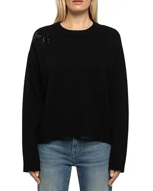 Zadig&Voltaire Markuz Embellished Wool & Cashmere Sweater