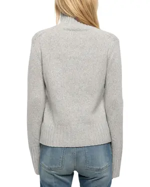 Zadig&Voltaire Nalma Wool Amour Paris Turtleneck Sweater