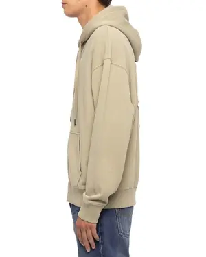 Zadig&Voltaire Sweelo Cotton Skull Zip Drawstring Hoodie