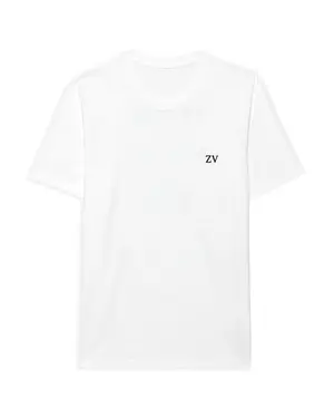 Zadig&Voltaire Tommy Zv Cotton Logo Crewneck T-shirt