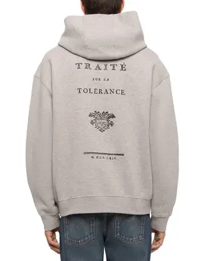 Zadig&Voltaire Sweelo Cotton Blend Logo Hoodie