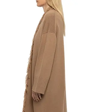 Zadig&Voltaire Camy Wool & Cashmere Fringed Cardigan