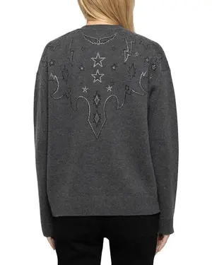 Zadig&Voltaire Mikyz Cashmere Embellished Cardigan
