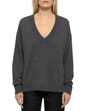 Zadig&Voltaire Mikyz Cashmere Cardigan - Anthracite