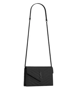 Saint Laurent Cassandre Envelope Chain Wallet