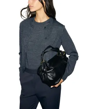 Gerard Darel Rene Merino Wool Cardigan